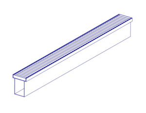 GALVANIZED TRENCH GRATE & FRAME - UNITED STATES FOUNDRIES INC.